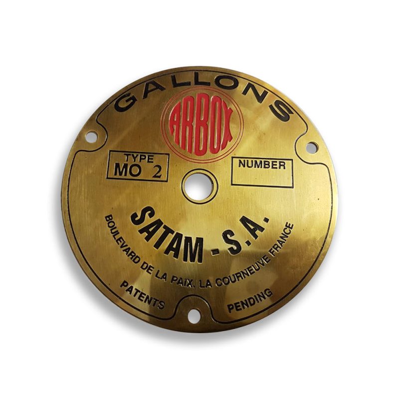 Satam Carbox Pump Mechanism Face Plate | Old World Retro